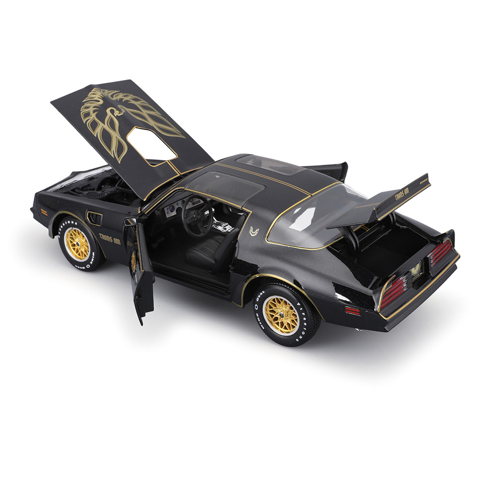 1978 Pontiac Firebird Trans Am Black Diecast Model Car | Maisto
