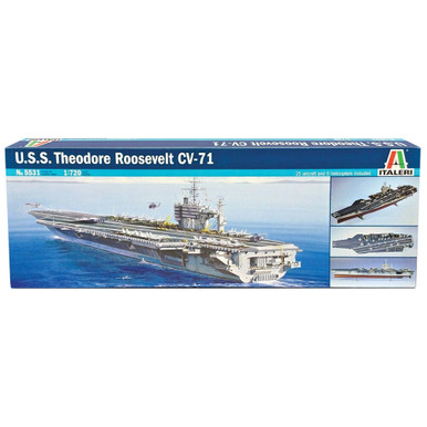 U.S.S. Roosevelt CVN-71 1/720 Kit Plastic Model Kit | Italeri