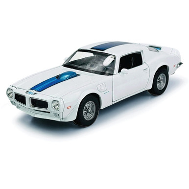 1972 Pontiac Firebird Trans-Am White Diecast Model Car | Welly