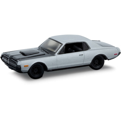 1968 Mercury Cougar R-Code Silver Diecast Model Car | M2 Machines