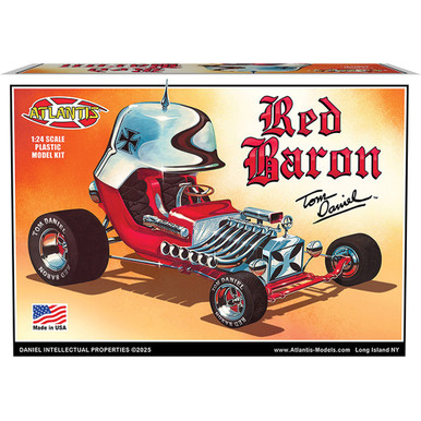 Tom Daniel Red Baron Show Car w/Trading Card Model Kit