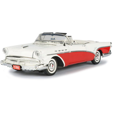 1957 Buick Roadmaster Convertible Red Diecast Model | Motormax