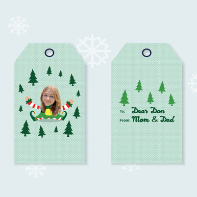 Miss Elfie Selfie Gift Tags