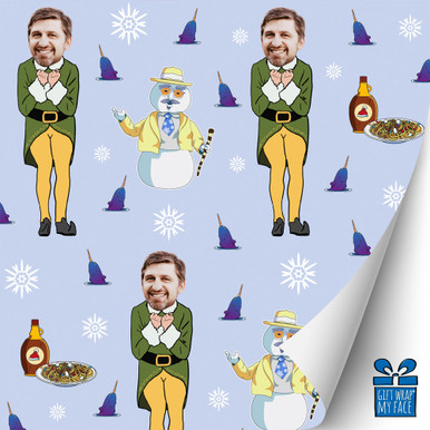 Hey, Buddy. This is Elf Gift Wrapping Paper by Gift Wrap My Face