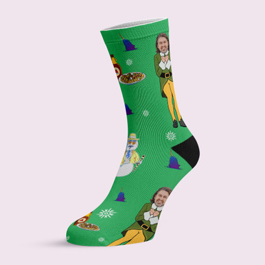 Buddy the Elf Face Sock by Gift Wrap My Face