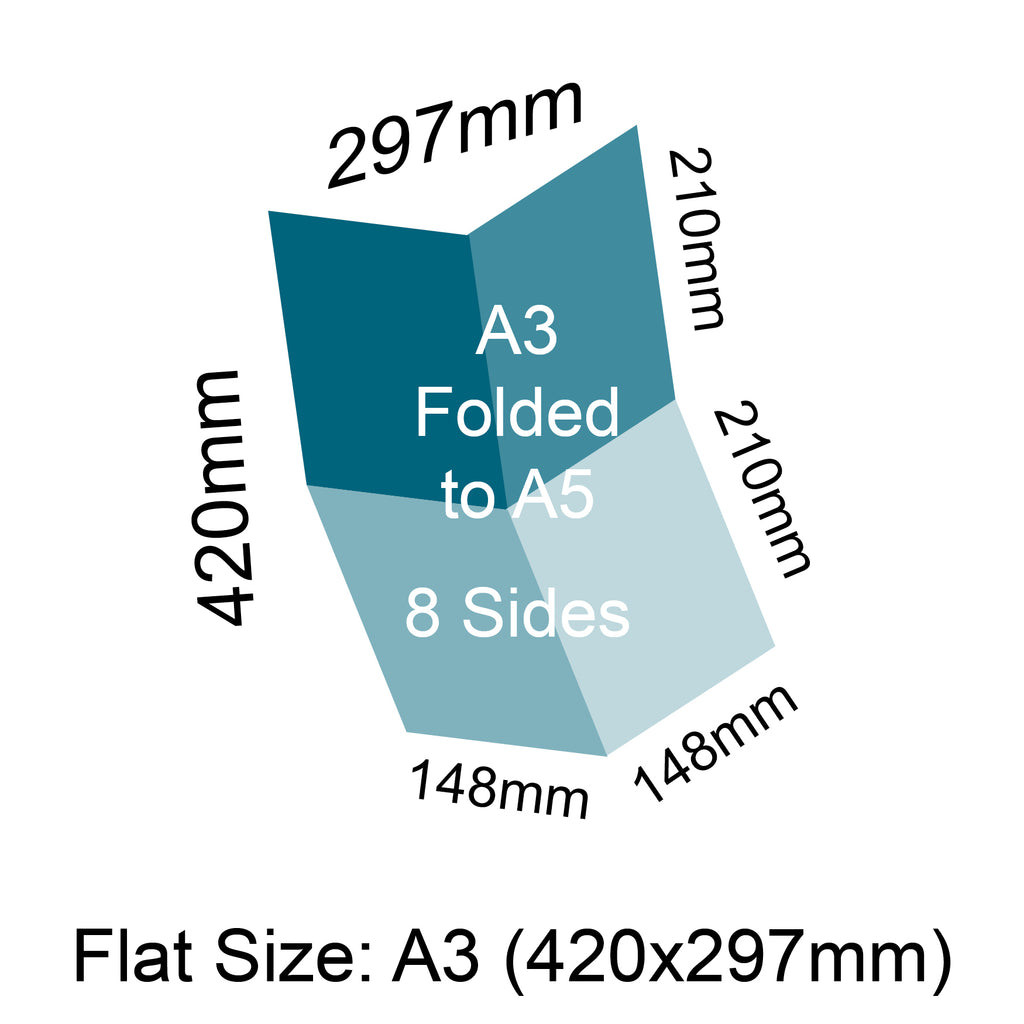 Cheap A3 Folded to A4/A5 Leaflets & Flyers