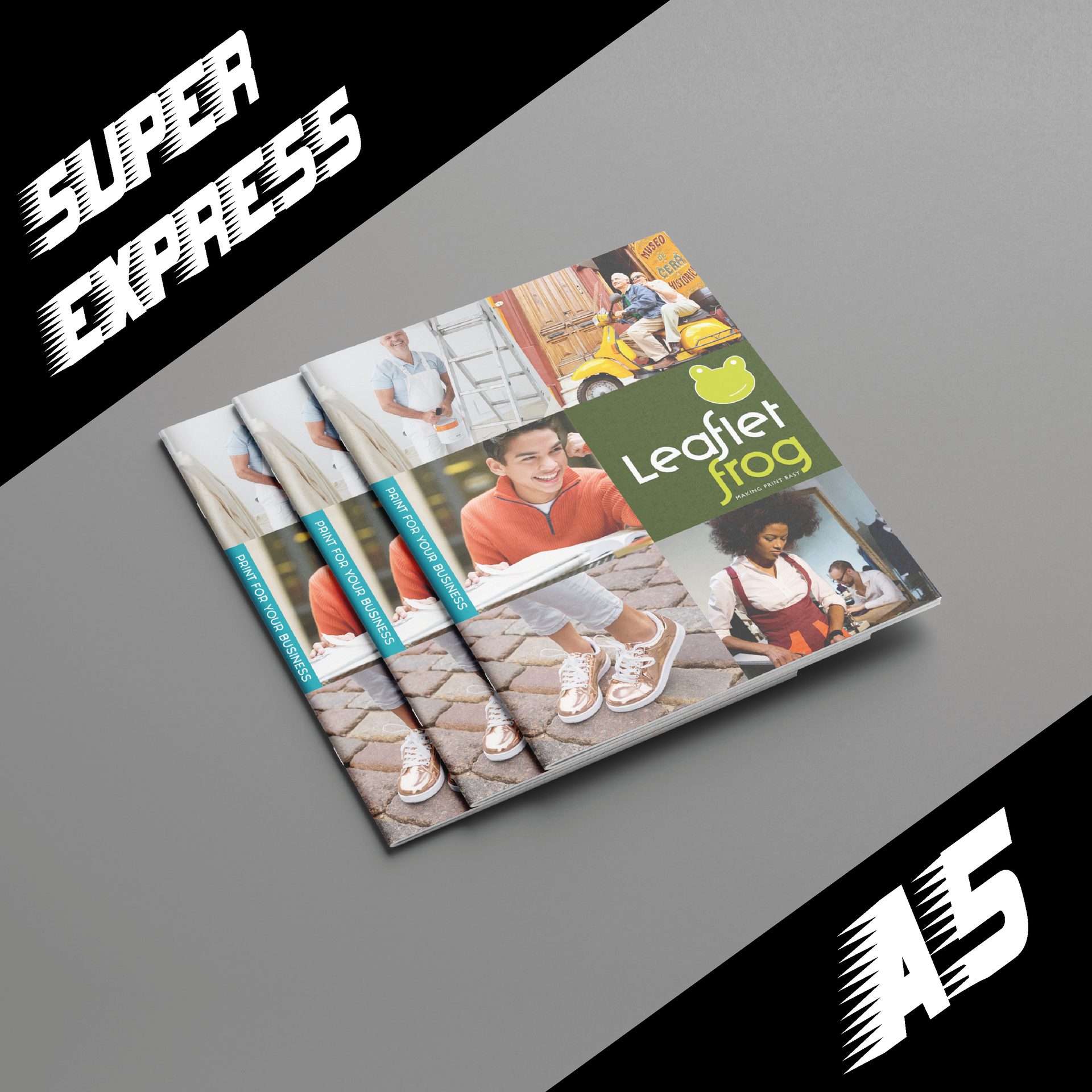 A5 Super Express Stapled Brochure
