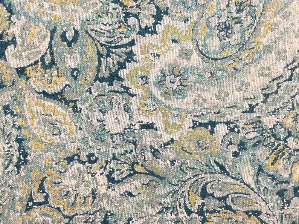 Green Paisley Fabric - Fabric Warehouse