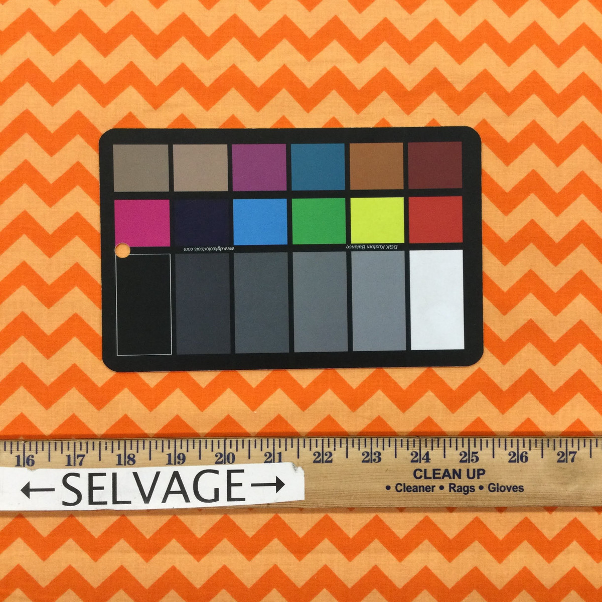 Tonal Chevron in Orange | Quilting Fabric | 44" Wide | 100% Cotton | By ...