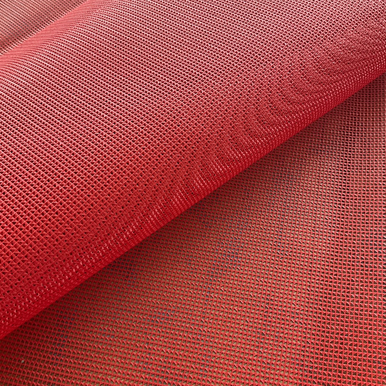 Matte Red Vinyl Utility Mesh Fabric | Marine / Upholstery Fabric ...