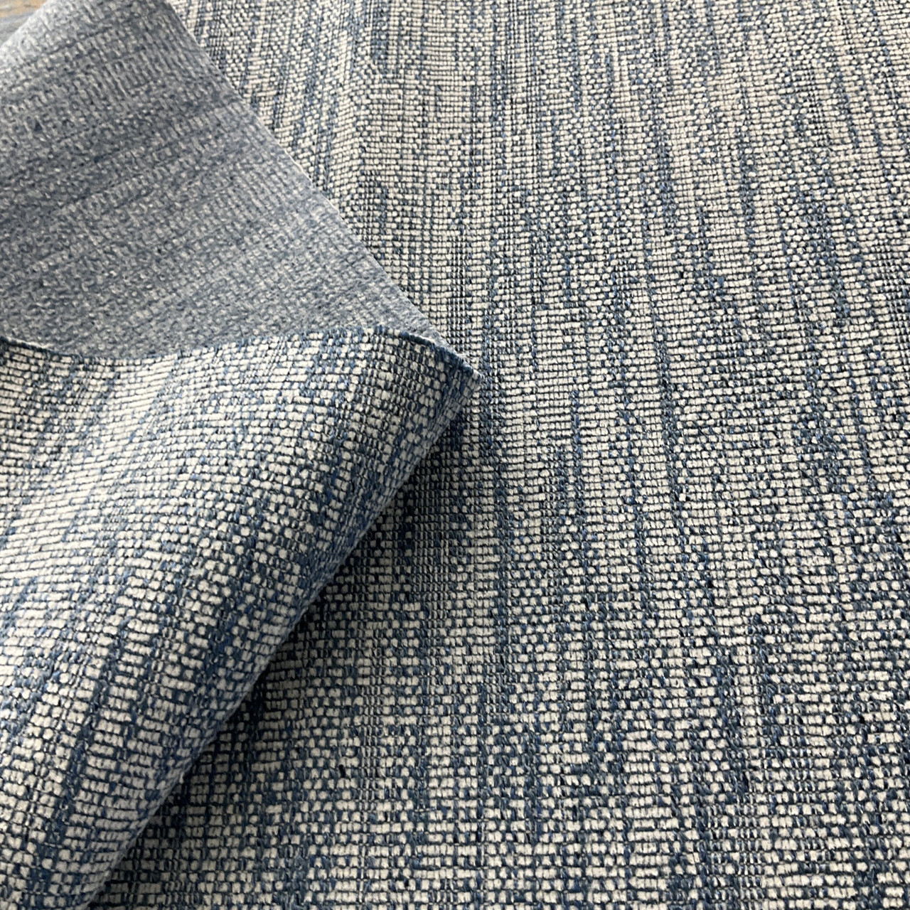 Richloom Fortress Clear Hampden Tweed Woven Denim | Heavyweight Tweed ...