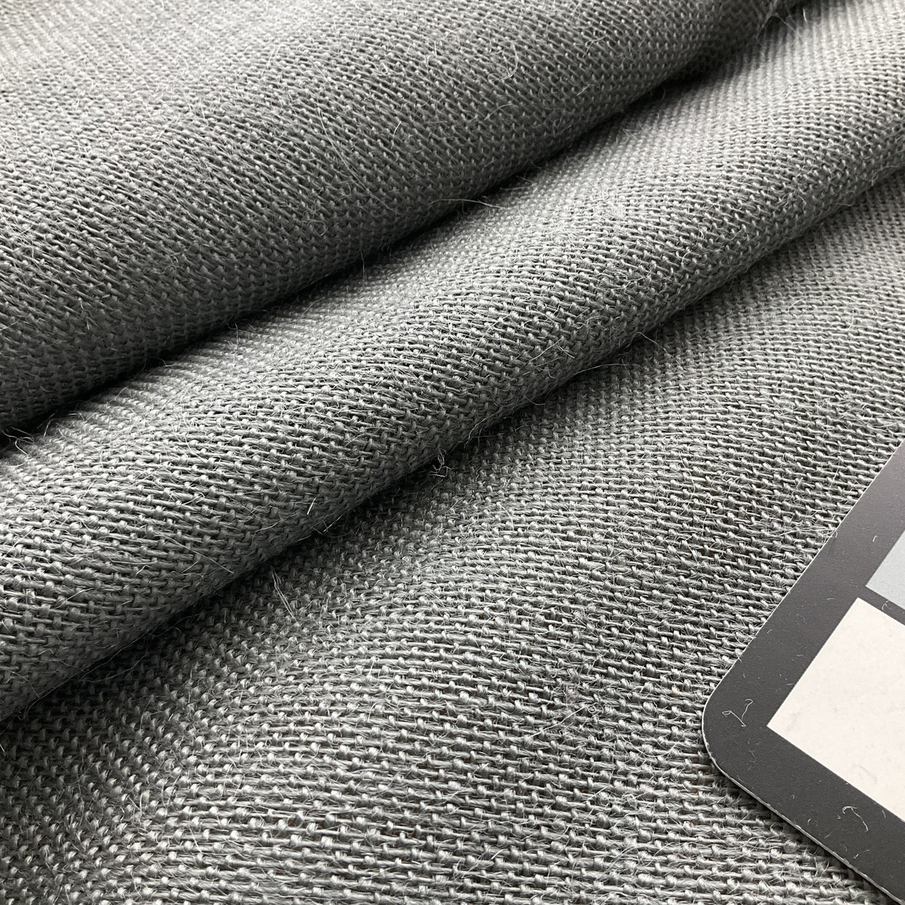 60" Sultana Burlap Smoke Charcoal | Medium/Heavyweight Burlap Fabric ...