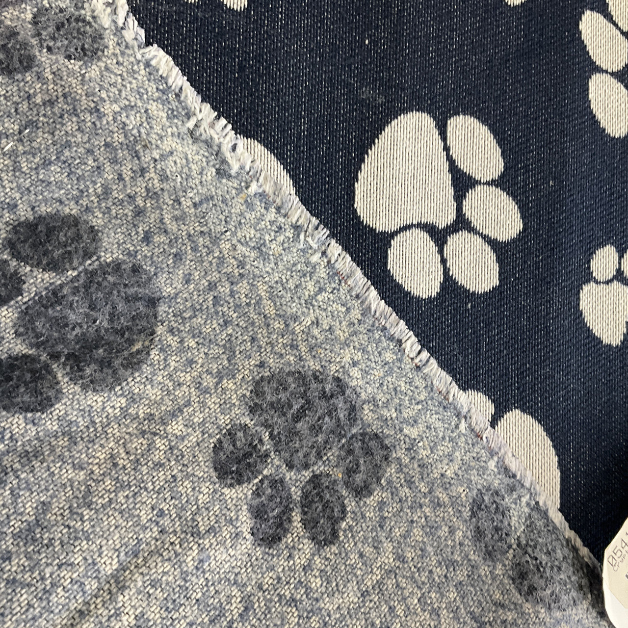 Crypton Home Pet Paws Jacquard Denim | Very Heavyweight Jacquard Fabric ...