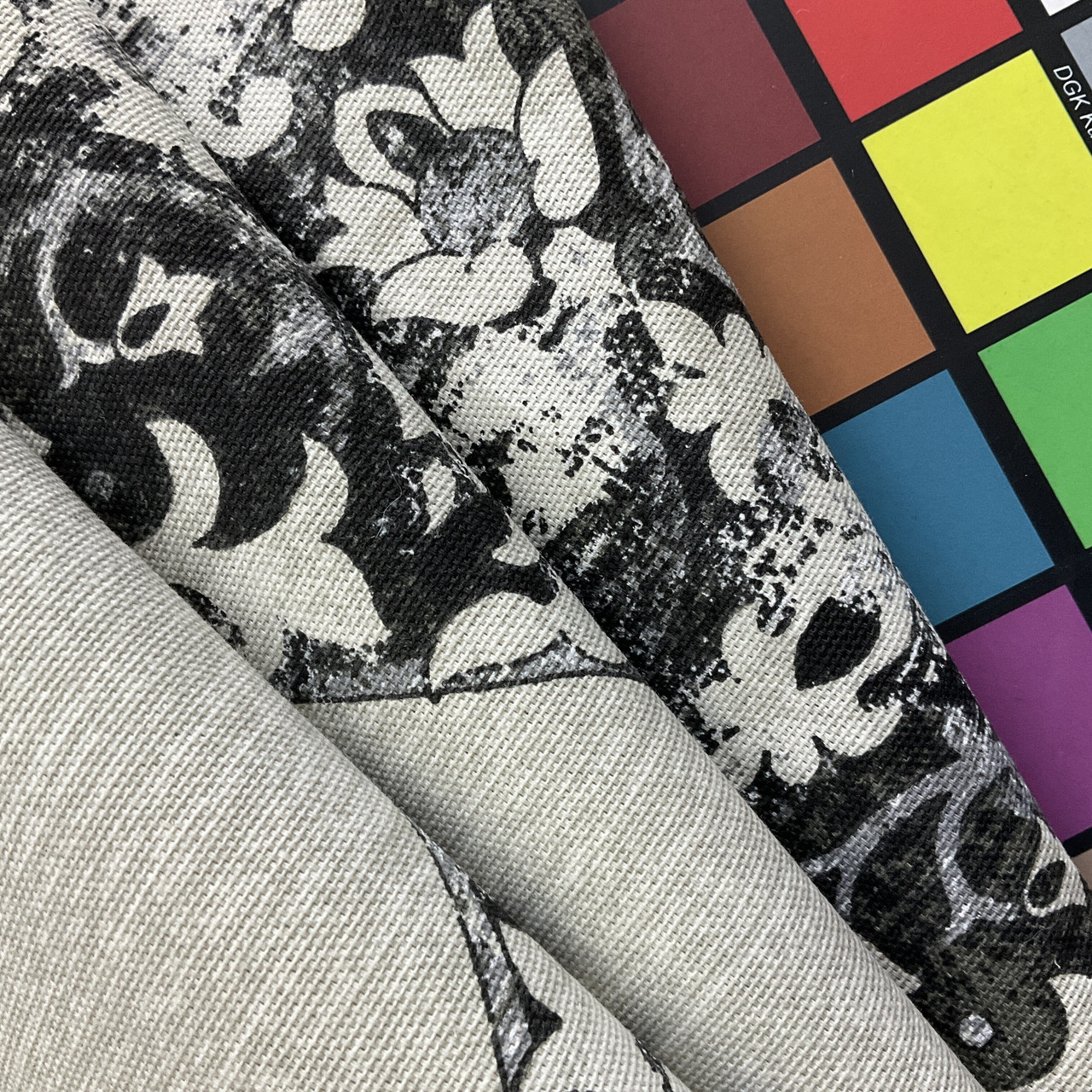 Magnolia Home Fashions Romano Pewter | Medium Weight Duck Fabric | Home ...