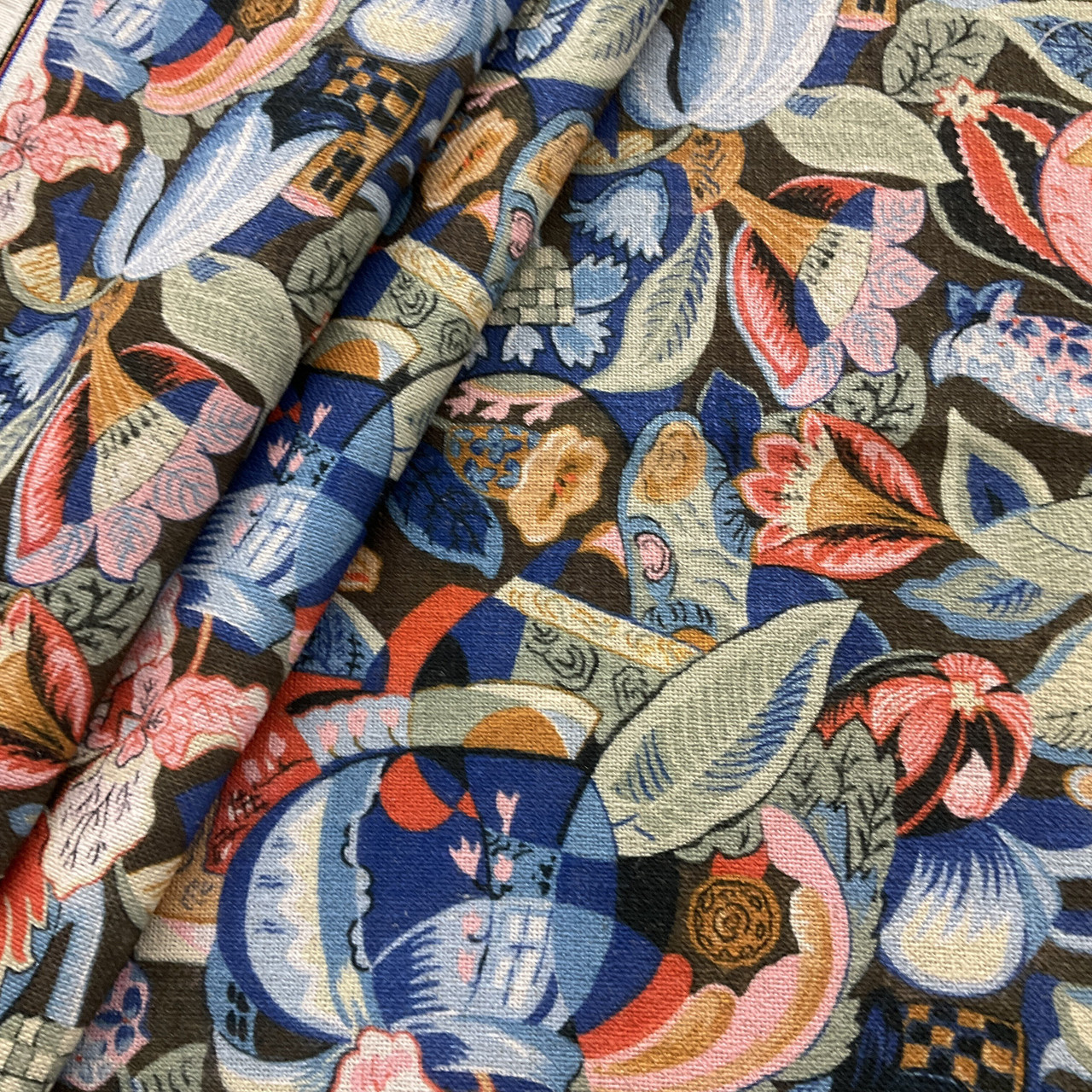 Crafted Artisan Eclectic Floral Donegal Woven Multi | Heavyweight Woven ...