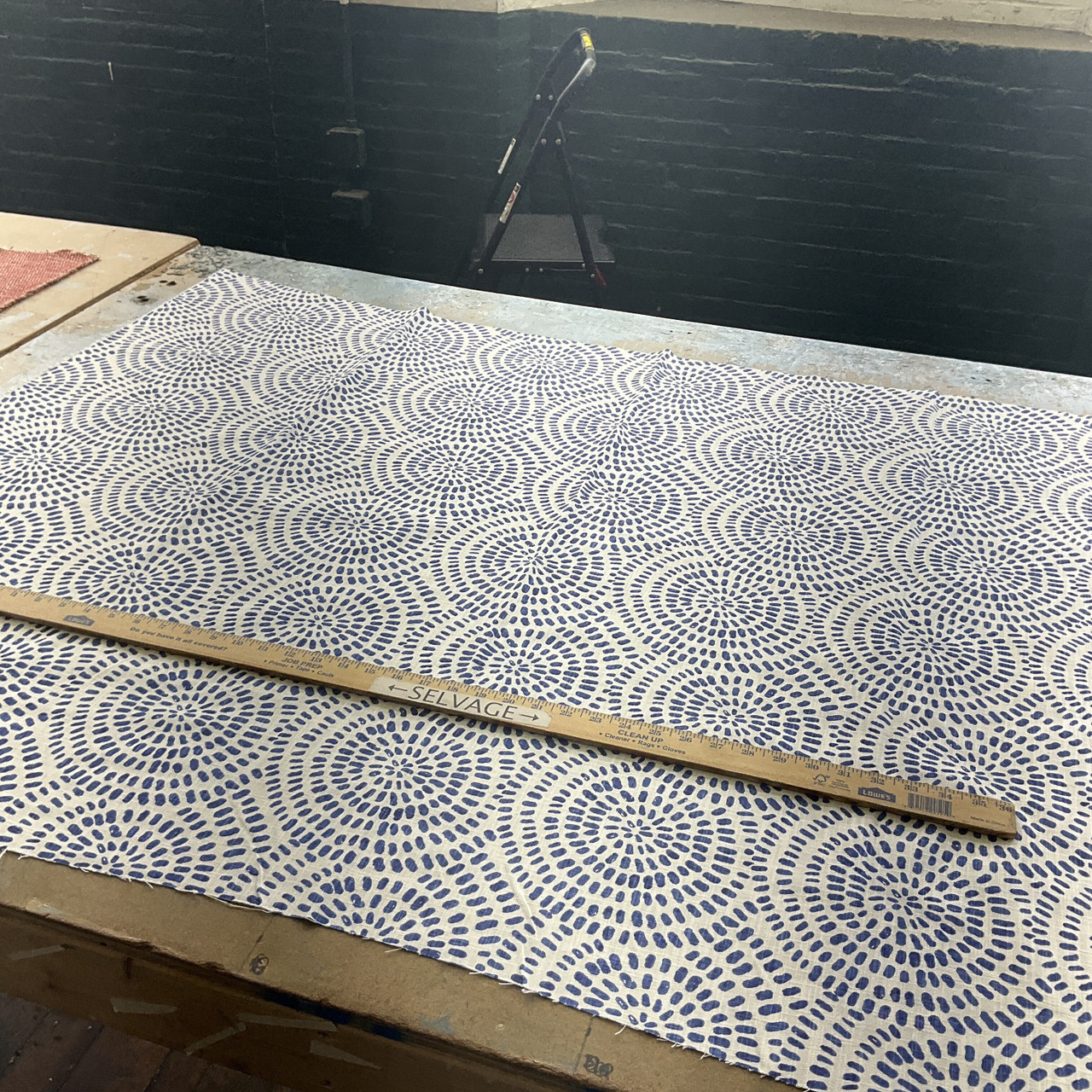 Premier Prints Into The Wild Cecil Slub Canvas Commodore Blue | Medium ...