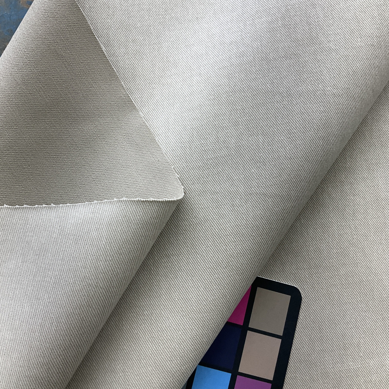 Stormfront in Cashew | Upholstery Fabric | Beige Brushed Twill | Medium ...