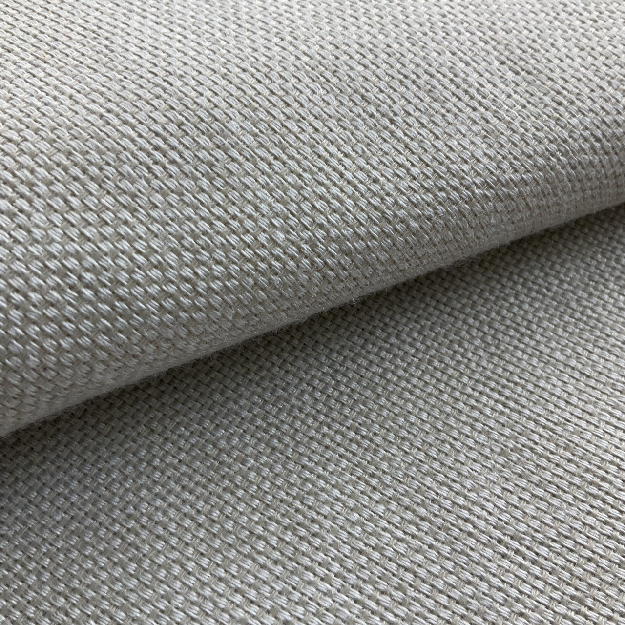 Modem in White | Upholstery Fabric | Dacron Batting Backed Off White ...