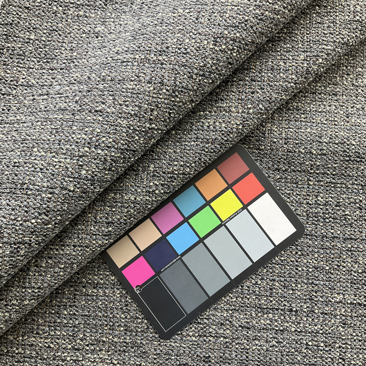 Boucle in Shale | Upholstery Fabric | Fleece-Backed Textured Weave Blue ...