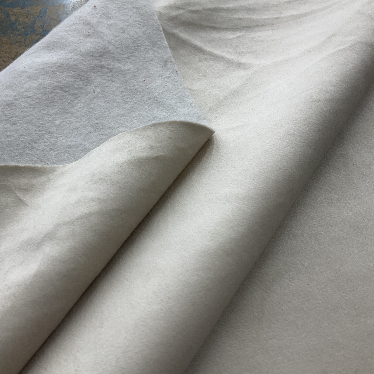 Silky Velvet in Bone Off-White | Upholstery Fabric | Heavy Weight ...