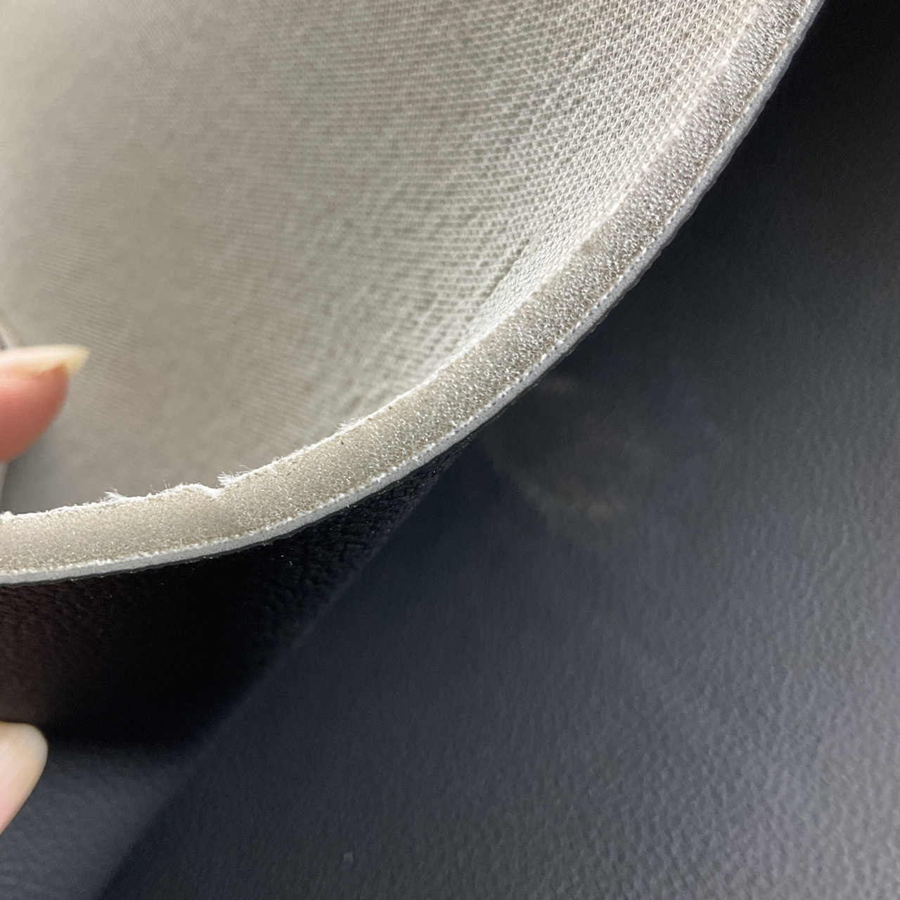 Imperial Black | Foam-backed VInyl Headliner Fabric | Black Faux ...