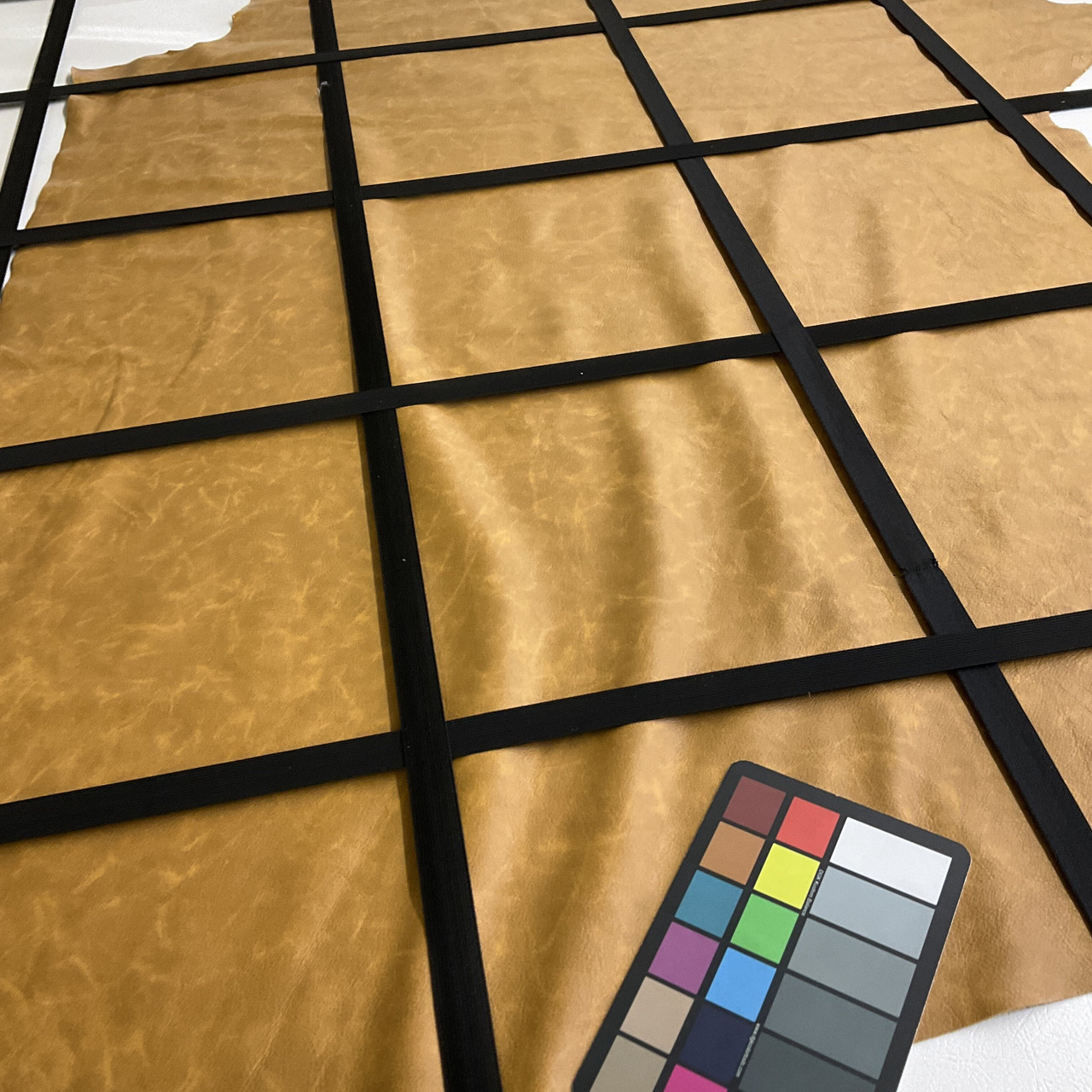 Mottled Tan | Leather Cowhide | 15 Square Feet | 3 Ounce / 1.1 mm ...