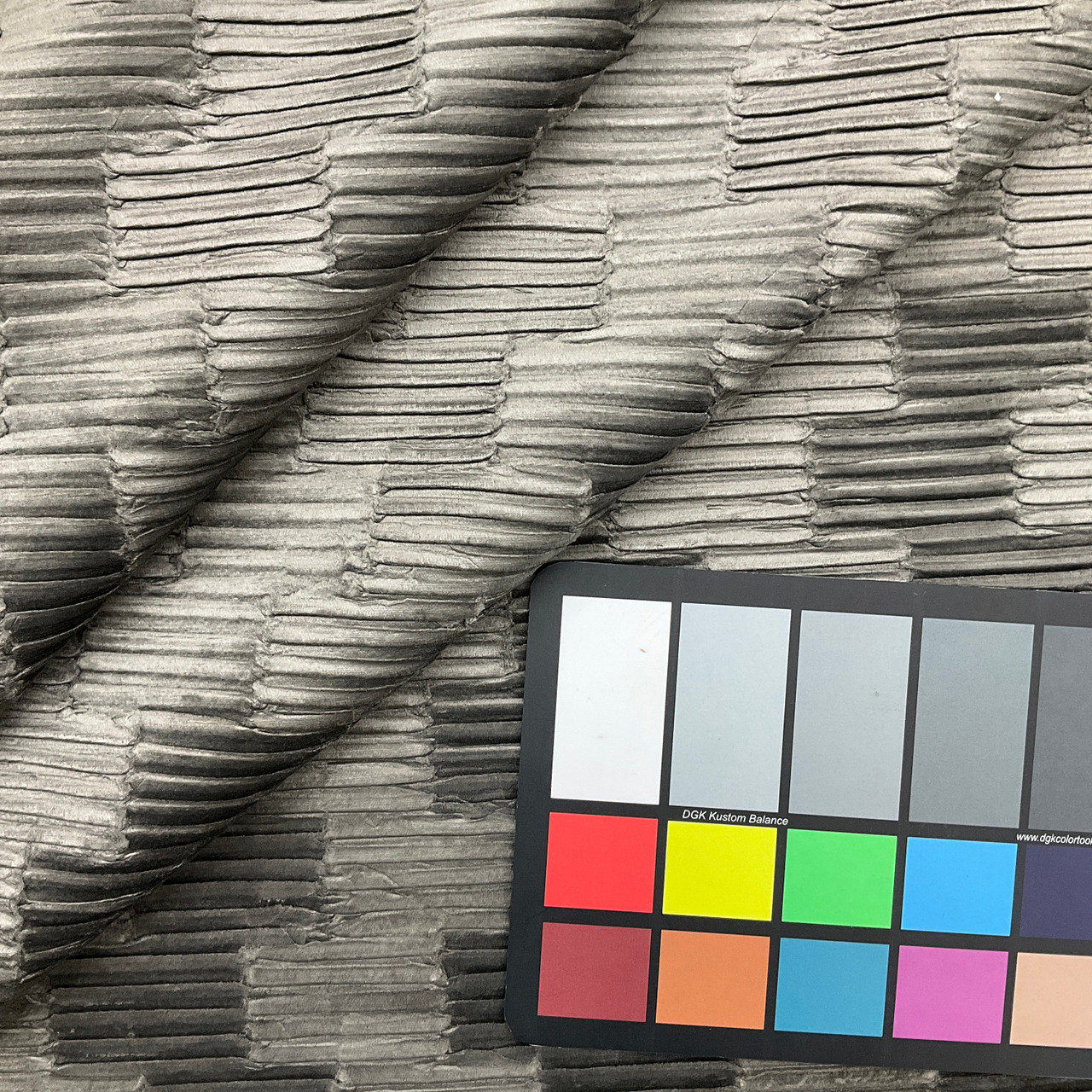 Textured / Pleats in Greystone | Upholstery Fabric | Dark Grey | Heavy ...