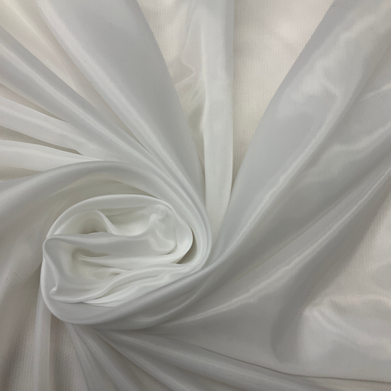 Sheer White | Apparel / Drapery Fabric | Nylon | Lightweight | 60" Wide ...