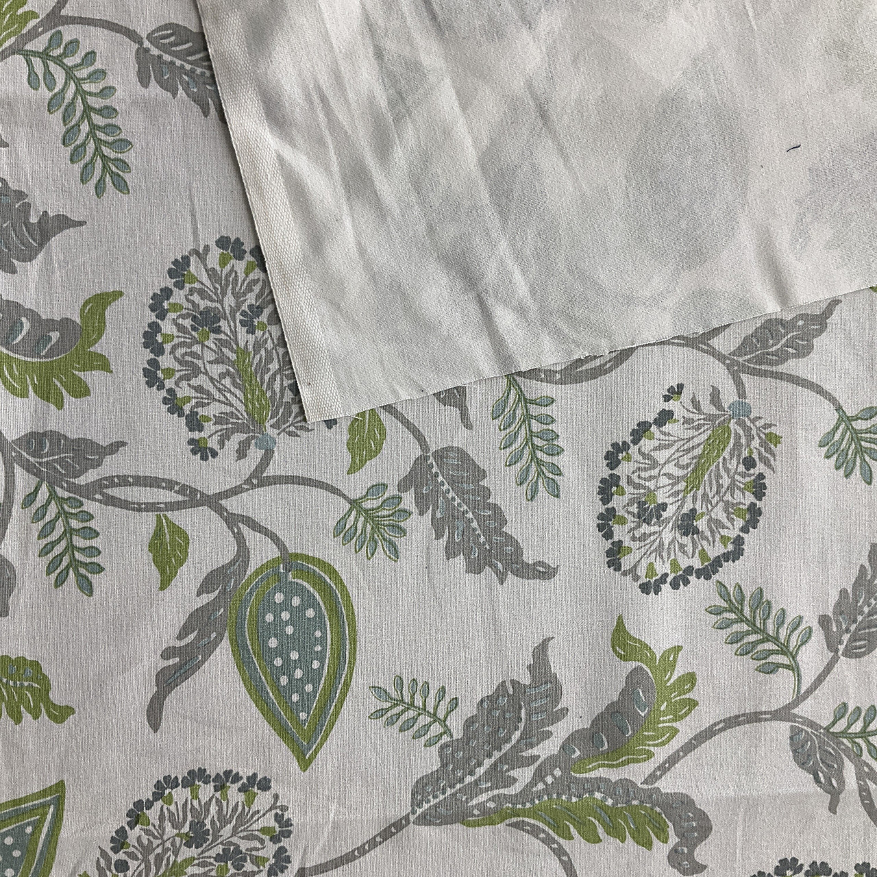 Laura And Kiran Palampore Print Duck Spring Medium Weight Duck Fabric