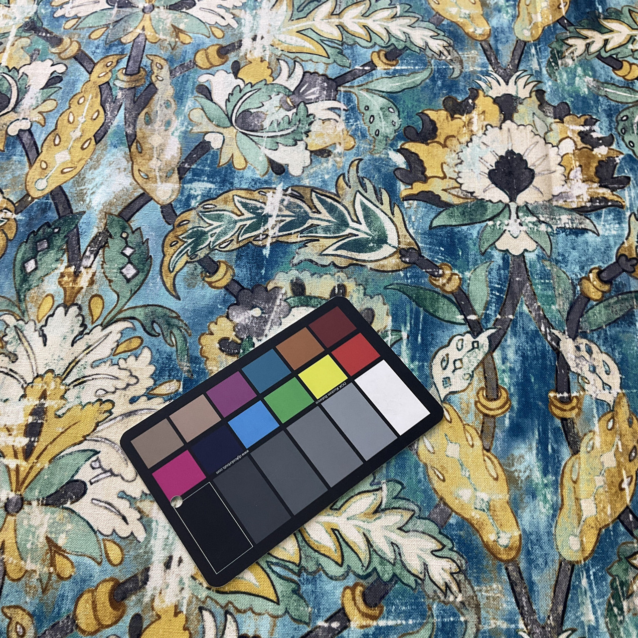 Covington Hermes Duck Peacock Mediumheavyweight Duck Fabric Home