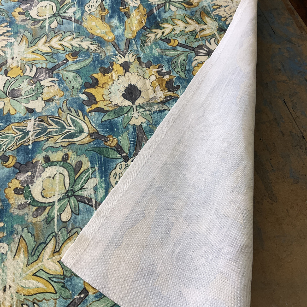 Covington Hermes Duck Peacock Mediumheavyweight Duck Fabric Home