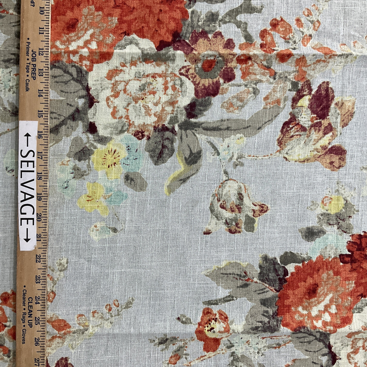 Waverly Nora Floral Slub Duck Nectar Medium Weight Duck Fabric Home