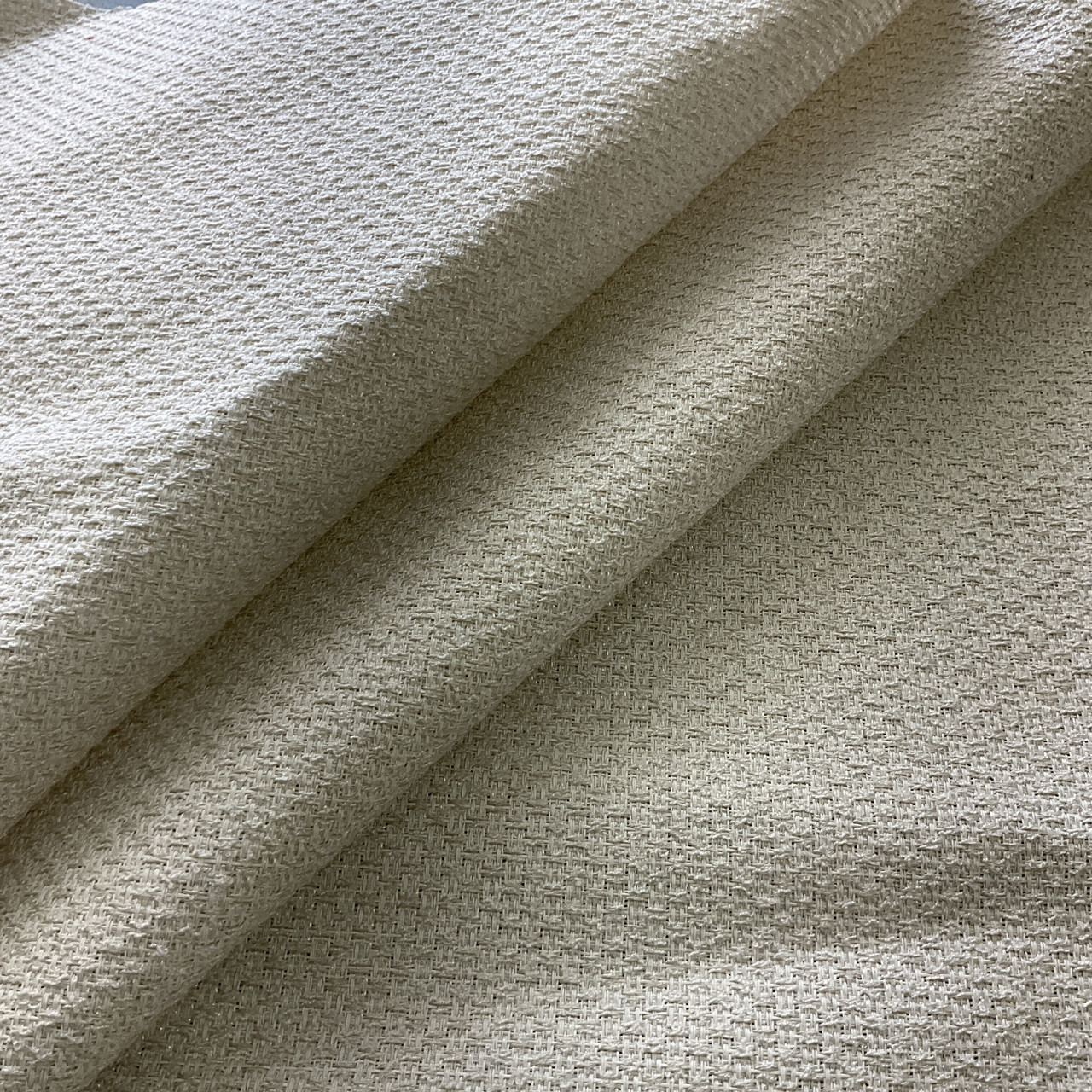 Vanilla Textured Weave | Upholstery Fabric | 54" Wide - Fabric Warehouse