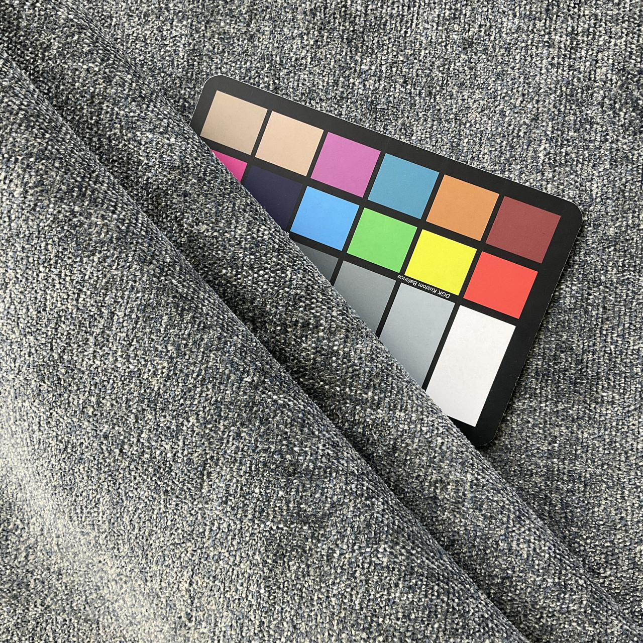 Gradient in Slate | Upholstery Fabric | Blue Grey Chenille | Commercial ...