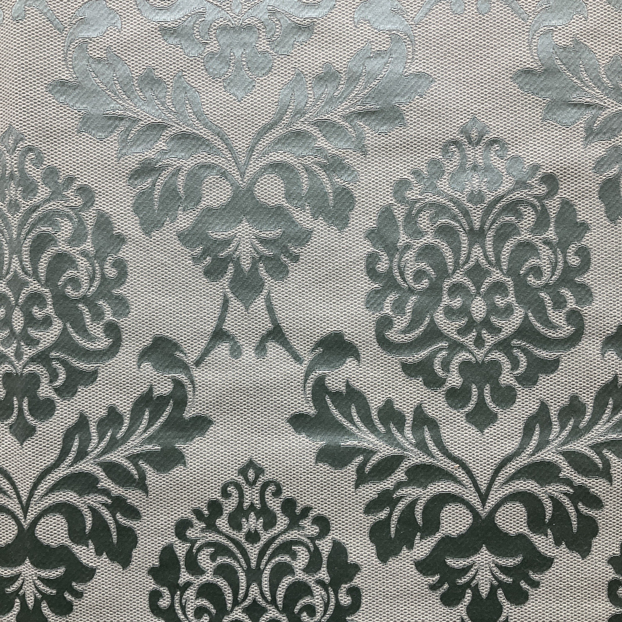 Damask in Mint Green | Drapery / Light Upholstery | Medium Weight | 54 ...