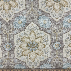 Zoie in Marine | Distressed Damask in Green and Blue | Upholstery ...