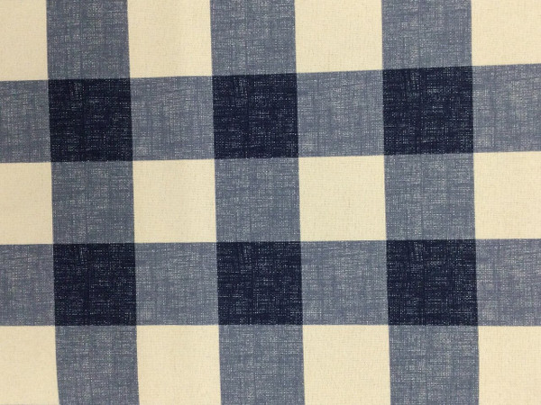 Blue Check Fabric - Fabric Warehouse