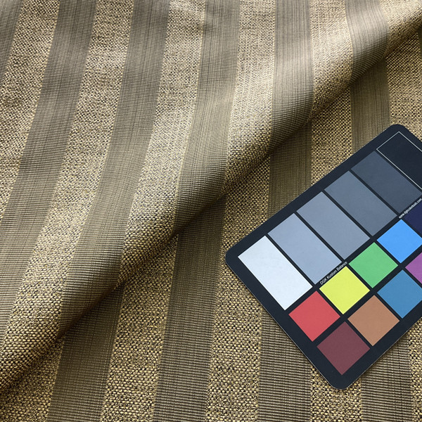 Gold Fabric By The Yard Dark Brown Striped Upholstery Drapery - Fabric ...