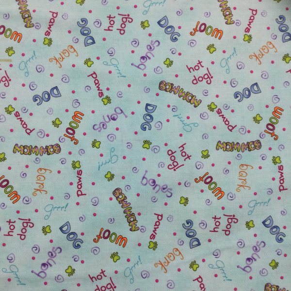 Script Fabric by the Yard | Fabric with Words | Fabric Warehouse