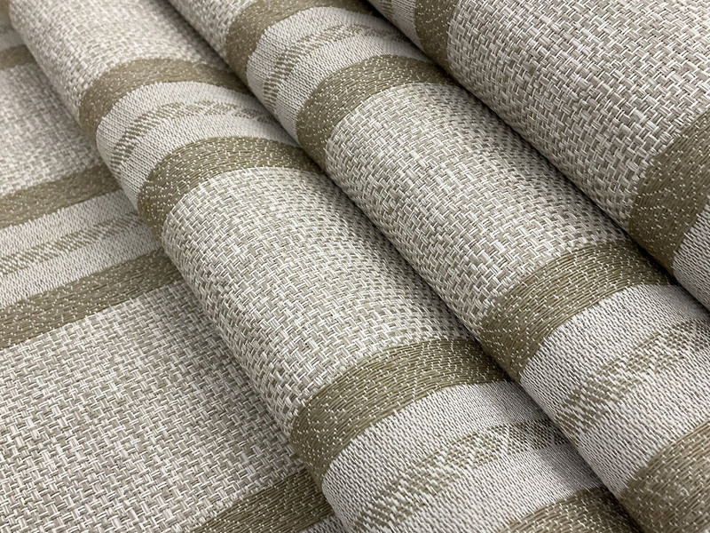 Beige Striped Fabric - Fabric Warehouse