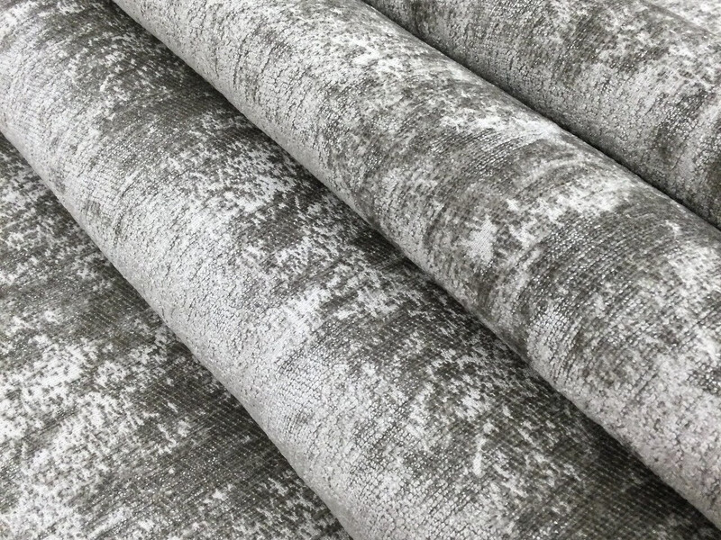 Grey Chenille Upholstery Fabric - Fabric Warehouse