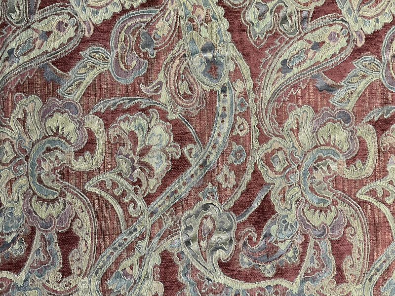 Red Jacquard Fabric - Fabric Warehouse