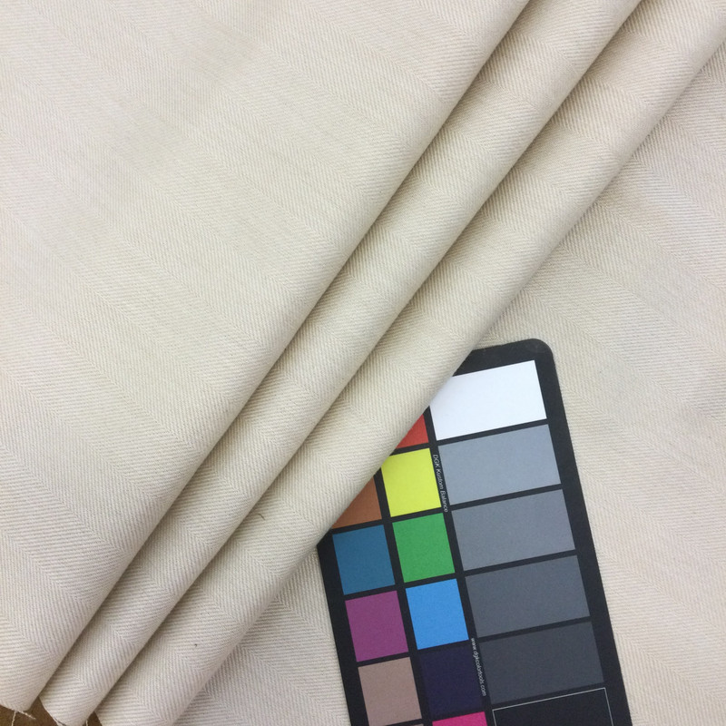 Beige Herringbone Twill | Heavyweight Upholstery / Slipcover Fabric ...
