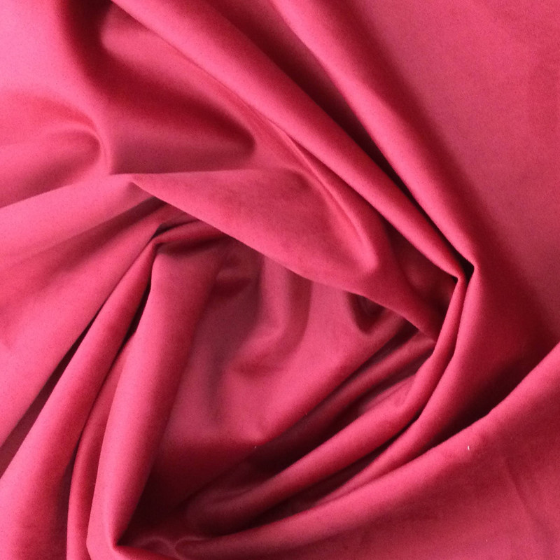 Raspberry Velvet Fabric | Upholstery | 100% Polyester | 54" Wide | By ...