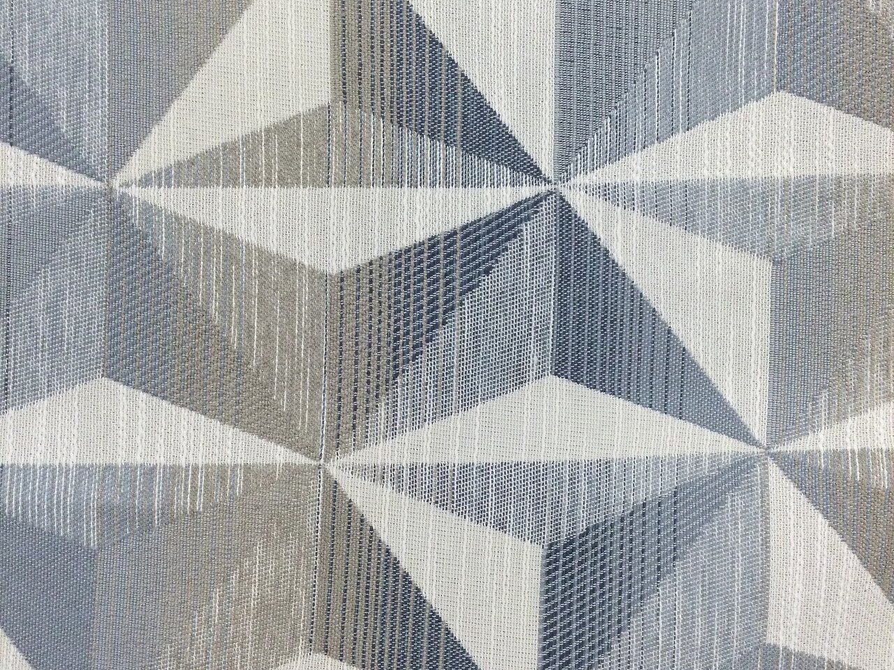 Blue Geometrics Fabric - Fabric Warehouse