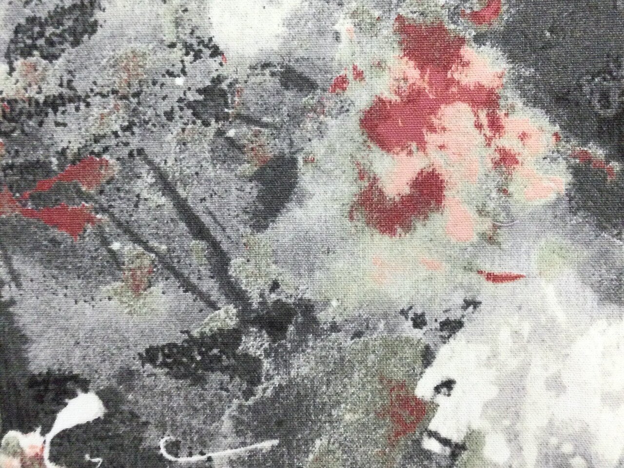 Red Abstract Fabric - Fabric Warehouse