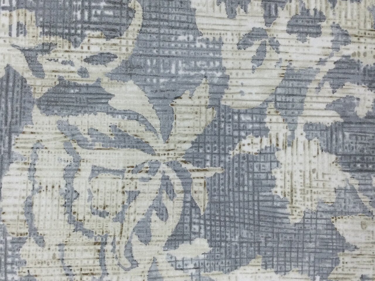 White Batik Fabric - Fabric Warehouse