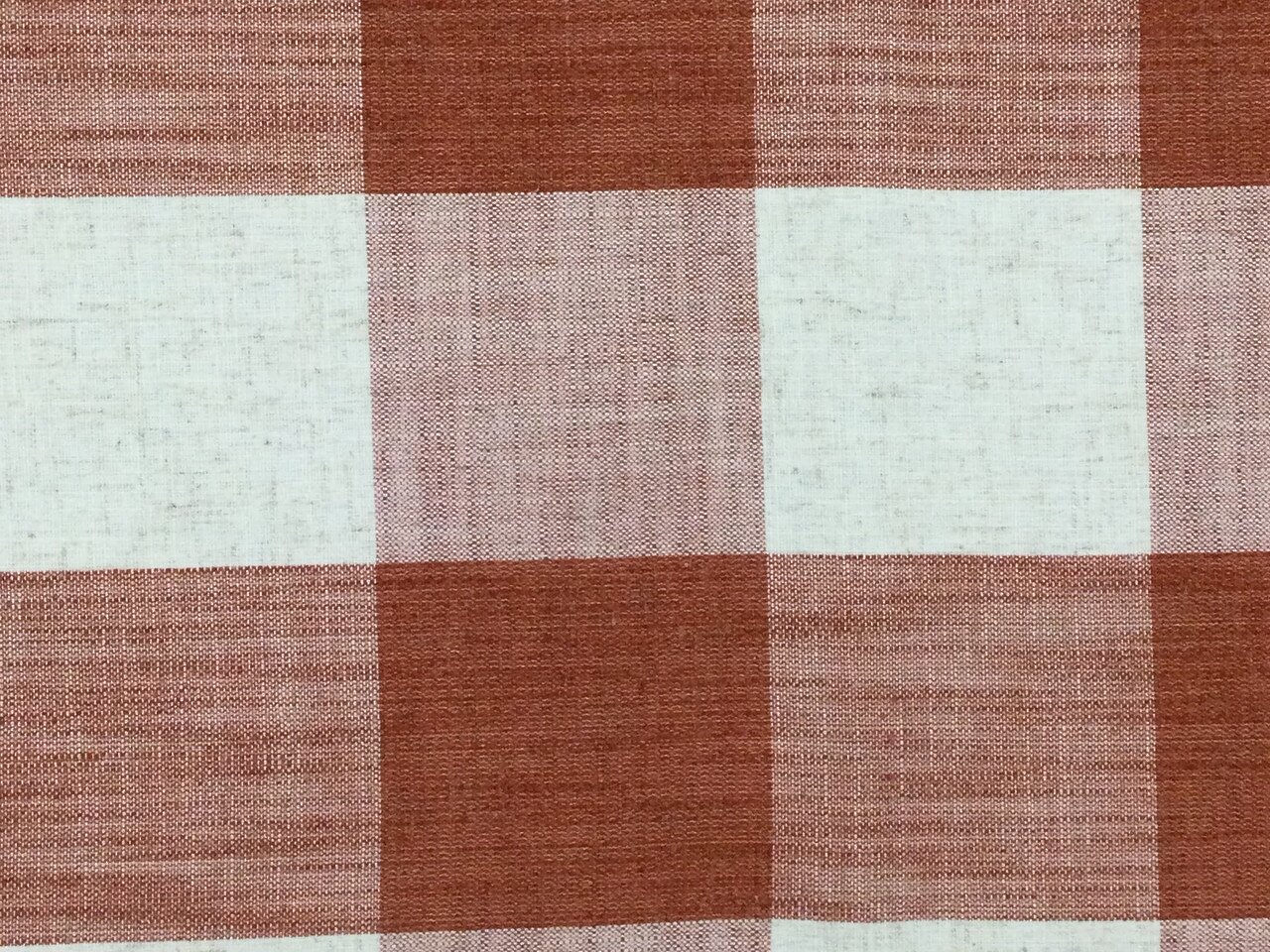 Orange Check Fabric - Fabric Warehouse