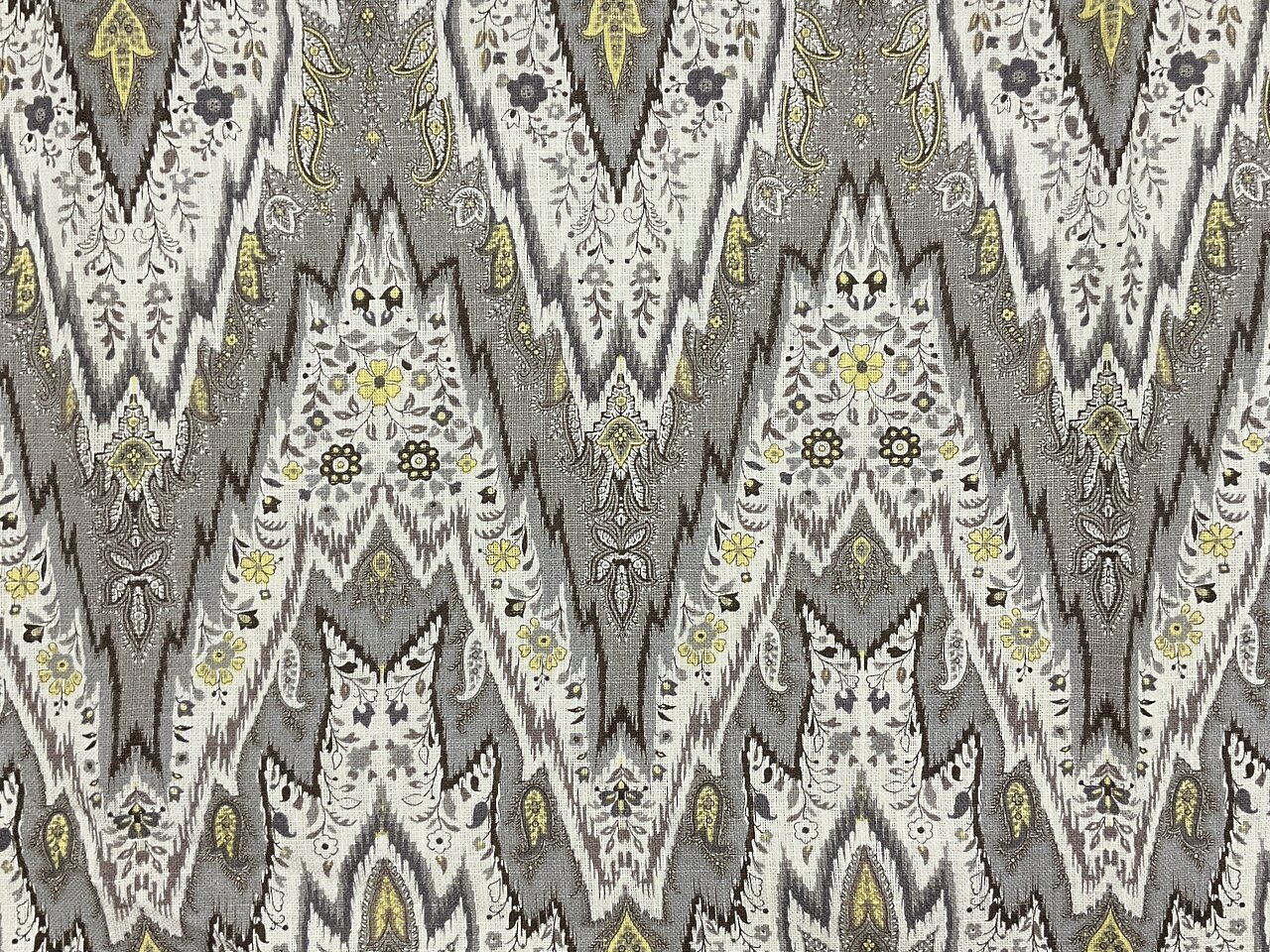 Silver Chevron Fabric - Fabric Warehouse
