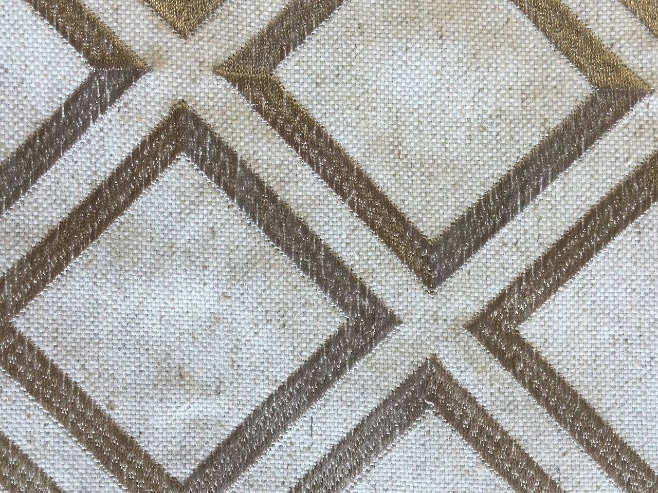 Tan Embroidery Fabric - Fabric Warehouse